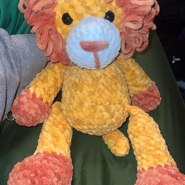 Linus the Lion - Low Sew Crochet Pattern / Amigurumi PDF File - Etsy
