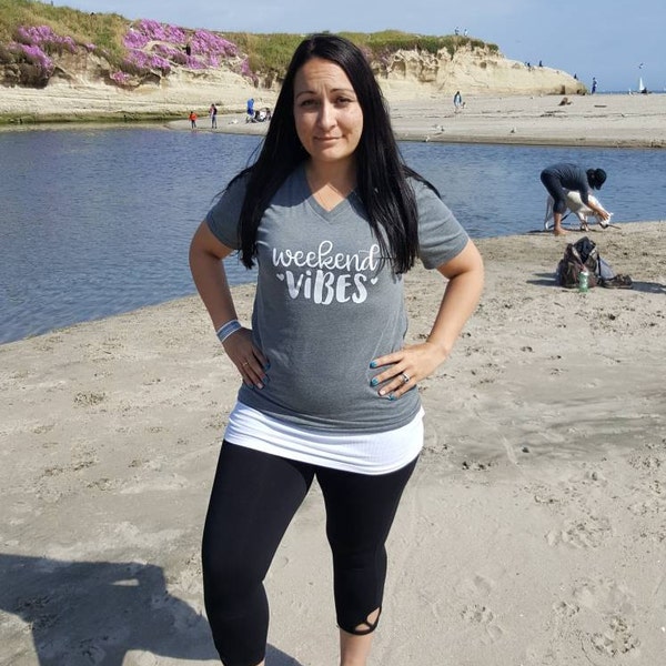 Cute Weekend Vibes Boyfriend Style Tee. Unisex Tee. XS- 3XL . Cute ...