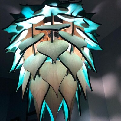 Hop Lamp 14 Tall - Etsy