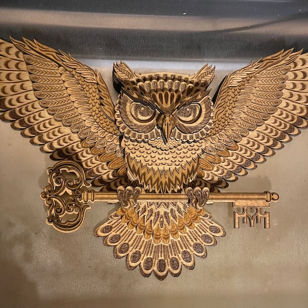 Multilayer Owl Mandala 12 Layers for Laser, Cutter Machines, Home Decor ...