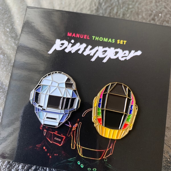 Daft Punk Enamel Pin Set - Etsy