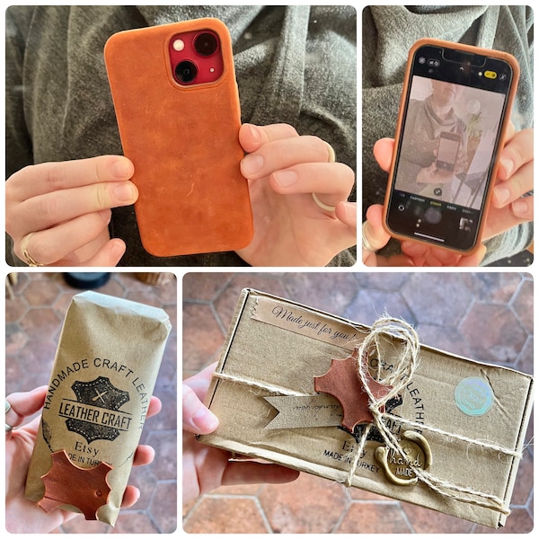Custom Tumbled Phone Case, Tan Phone Cover, iPhone 14, 13, 12, 11, Pro ...