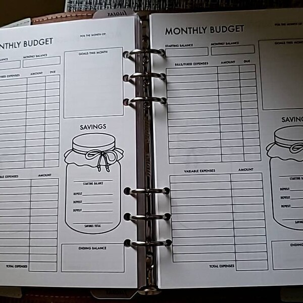 EDITABLE Happy Planner Big Inserts, Monthly Lined Planner, Month, Happy ...