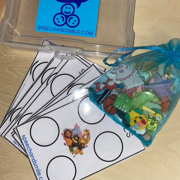 Sorting Task Box With Mini Objects | Speech Therapy Activity Box | Language Concepts Preschool ...