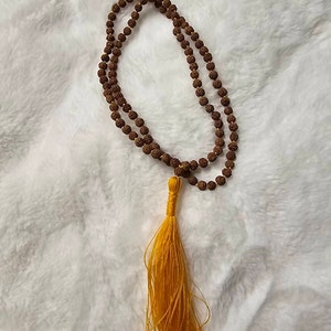 Semi Pathri Rudraksha Indonesian Semi-pathri Rudraksha Mala 8.5-9mm ...