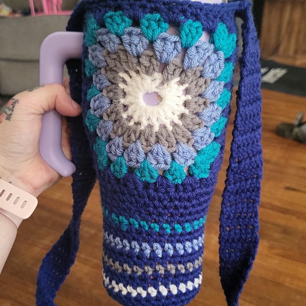 Stanley Cup Crossbody Crochet Pattern - Etsy