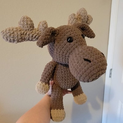 Manny Moose CROCHET PATTERN, Amigurumi Crochet Pattern, PDF - Etsy