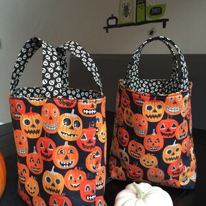 INSTANT DOWNLOAD Reversible Halloween Trick or Treat Sewing PDF Pattern ...