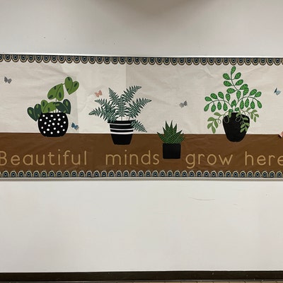 Be-leaf in Yourself, Plant Theme, Botanical Board, Pre-made, Succulent ...