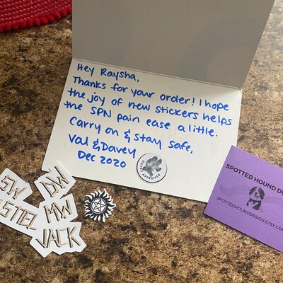 Supernatural Inspired Names/initials Carving Sticker, Castiel, Sam and ...