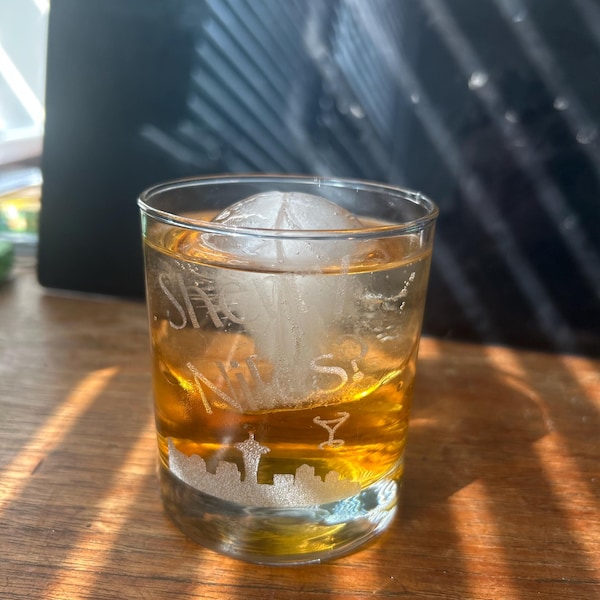 Ron Swanson Whiskey Glasses: Parks and Rec Inspired Engraved Ron ...