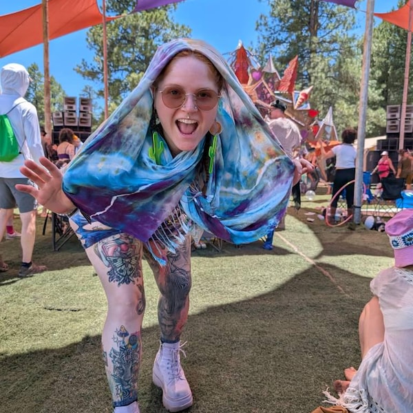 Gemstone Braided Tie Dye Romper (hoodie Not Included) / Festival Outfit ...