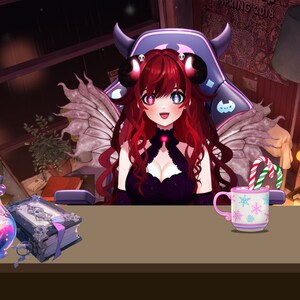 Vtuber Table Desk Asset 16 Colors Assets for Vtuber Props Accessory ...