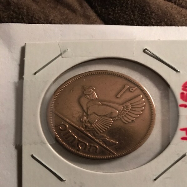 Irish 1/2d Penny, Halfpenny, Half Penny, Ha' Penny, Sow Pig & Piglets ...