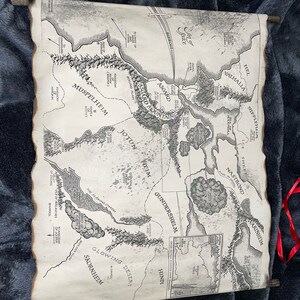 Beyond the Wall Map Game of Thrones Westeros Map Essos Map | Etsy