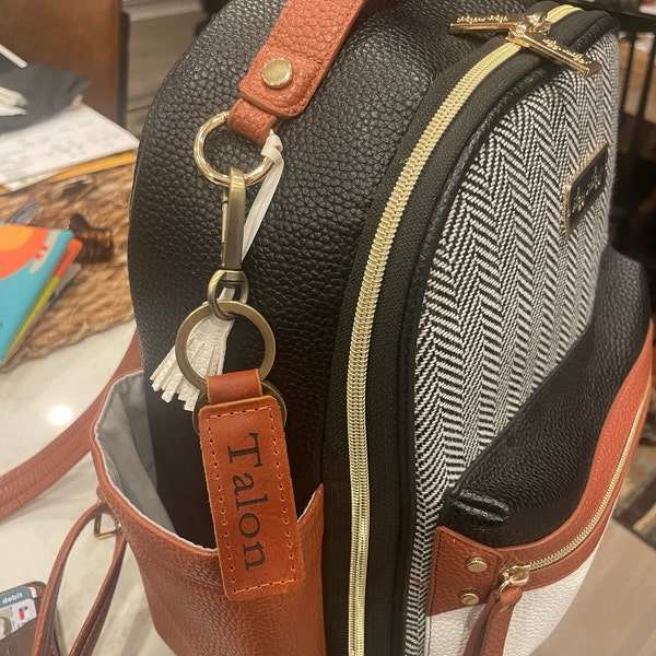 Personalized Custom Name Tag, Keychain, Keyring, Zipper Pull, Luggage ...