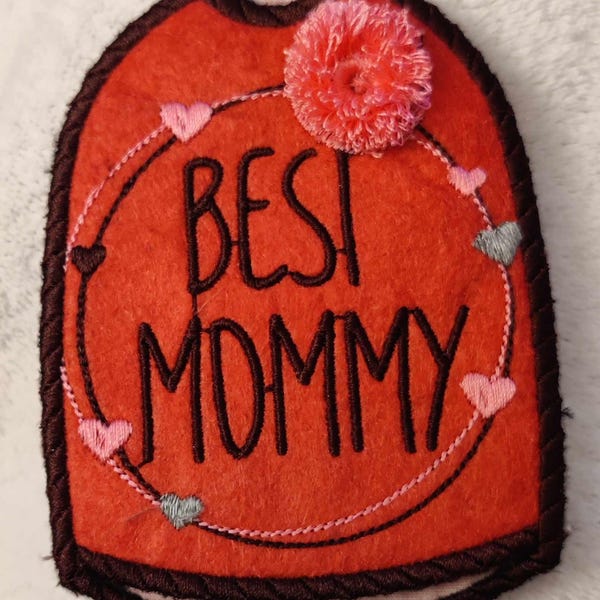 Pregnant Mom Embroidery Design, Gift for Mother, Mommy to Be Embroidery ...