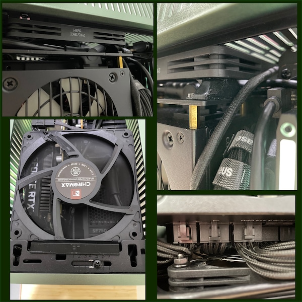 Fractal Terra - Noctua Nf-a12x15 Top Fan Bracket (STL FILES) - Etsy