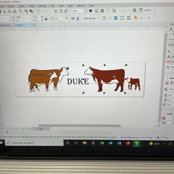 Cow Calf Livestock Graphic - Digital File 2020.1 - Etsy