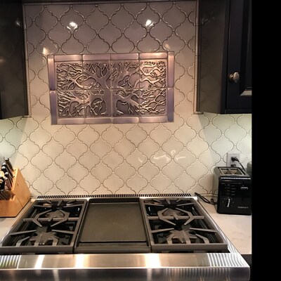 Set of 20 Tiles, Tree of Life , Backsplash, Kitchen Backsplash, 20 ...