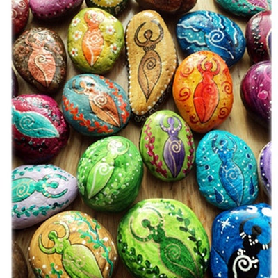 Set of Mixed SUPER TINY Sea Pebbles-round Oval Mixed Shape Pebbles ...