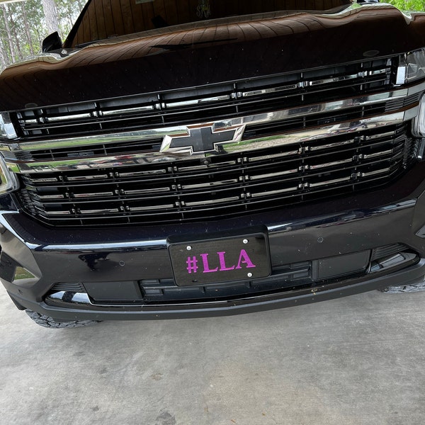 Custom "black" License Plate, Car Tag, Personalized Car Tag, Custom ...