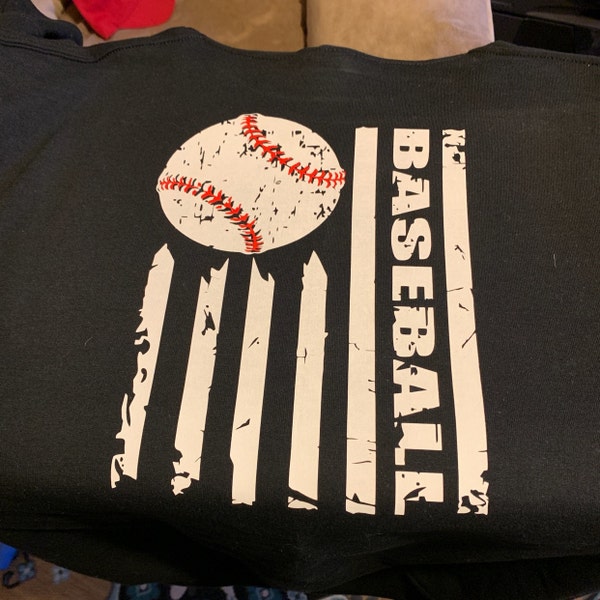 Distressed Baseball Flag Svg, Svg Files for Cricut and Print, Baseball ...