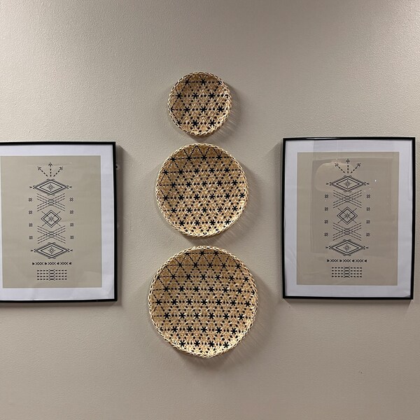 Samoan Letter A Polynesian Wall Art Samoan Tattoo Design Pacific Tribal ...