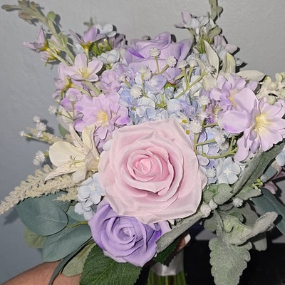 Purple Wisteria Wedding Archway Flower Artificial/ Lavender Hanging ...