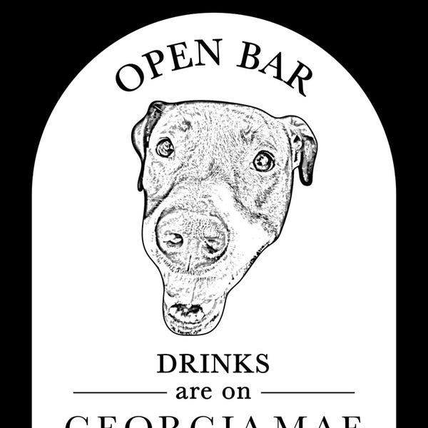 Blank Bar Menu Sign, Standing Wedding Menu Sign, WAVY Rectangle Top ...