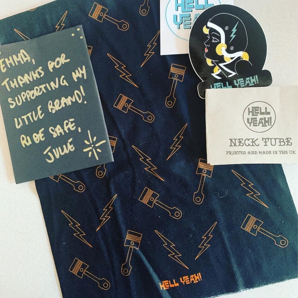 Motorbike Neck Tube, Biker Neck Warmer, Motorcycle Rider Snood, Bike ...