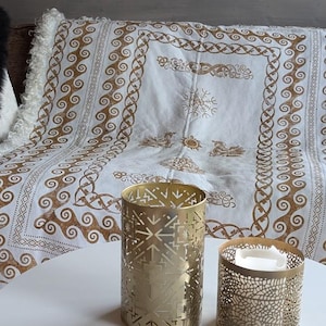 Urnes Style Knotwork Serpent, Woodcut for Wood Block Printing or ...