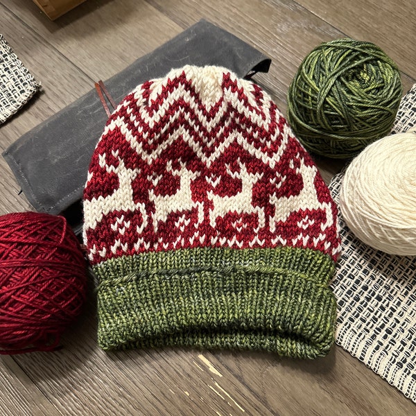 Holly Jolly Hat Pattern - Etsy