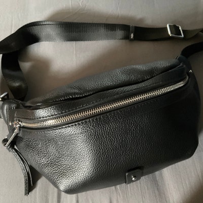 Personalized Bumbag for Women Black Pu Leather Bum Bag - Etsy UK