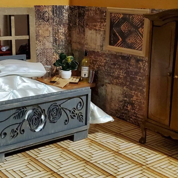 Miniature DIY Wooden Flooring Tiles - (1:12 Scale), Remodeling, Wood ...