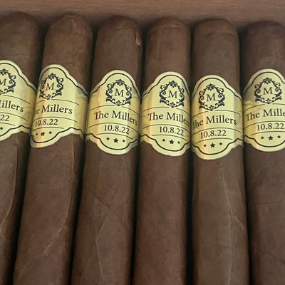 Gold Foil Cigar Labels, Custom Cigar Label, Cigar Bands, Cigar Wraps ...