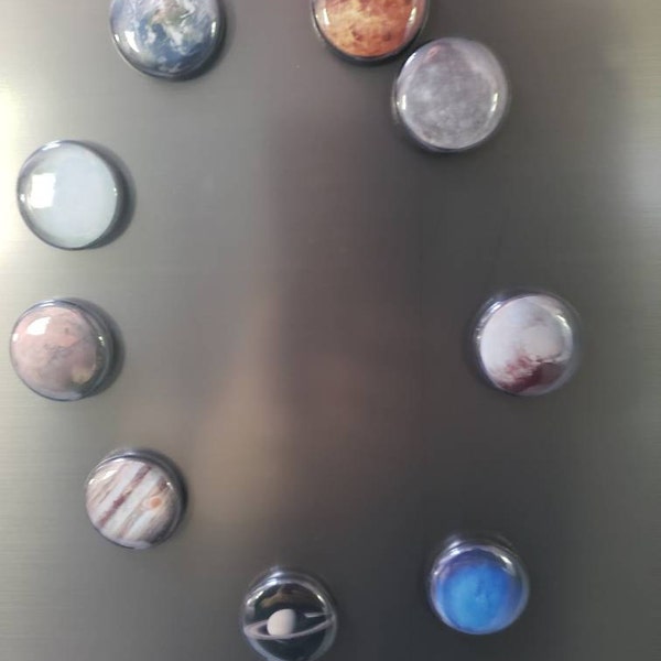 Planets Fridge Magnet Gift Set Space Solar System Astronomy Science ...
