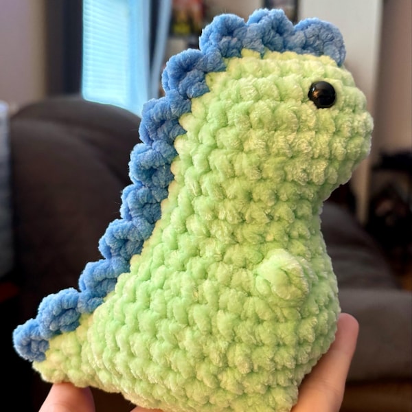Dinosaur Jurassic World No Sew Crochet Pattern, No Sew Amigurumi ...