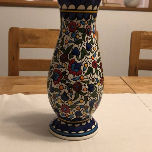 Ceramic Flower Vase Modern Style | Hand Painted Floral Ceramic Vase ...