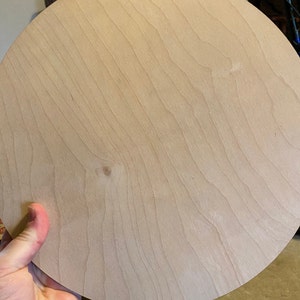 Unfinished Wood Circle Shape Wood Round Birch DIY Craft - Etsy