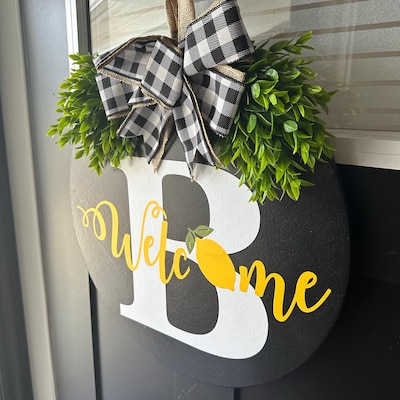 Happy Easter Front Door Decor Easter Welcome Sign Hello Peeps Easter ...