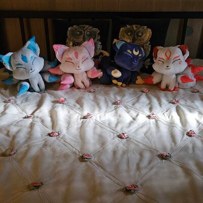 Kawaii Kitsunes Cyrus Plushie Cute Kitsune Plushie Sun Fox Plush Toy - Etsy