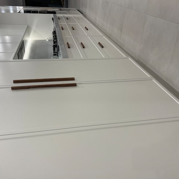Wooden Cabinet Handles, Line Cabinet Pulls, Wooden Drawer Pulls ...