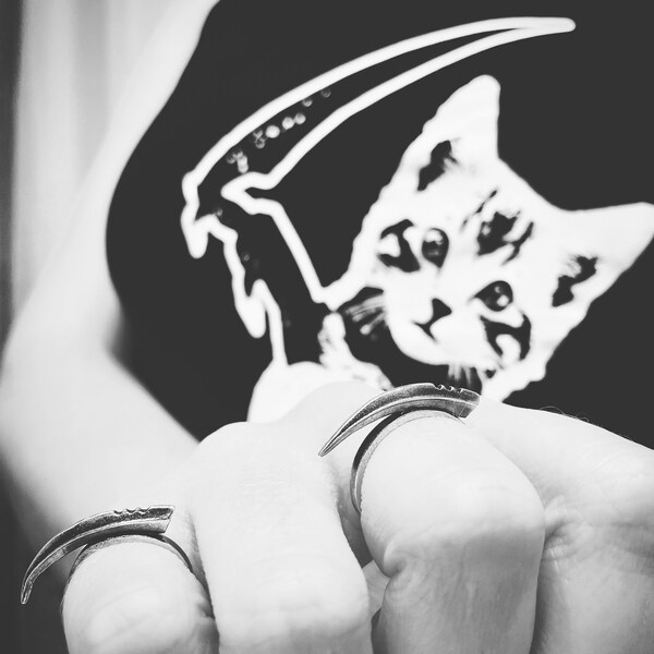 EME: Scythe Ring, Sterling Silver - Joanna Szkiela X Ovate Resurgam ...