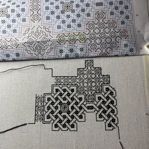 Winter Solstice Cross Stitch Pattern, Winter Decoration, Geometry Cross ...