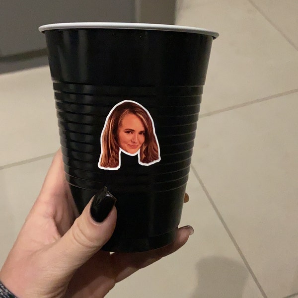 Personalised Custom Vinyl Face Stickers, Makes A Unique Personalised ...