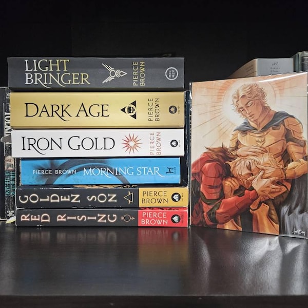 5x7" Virginia & Lysander Comic Print | Red Rising Fan Art | Light ...