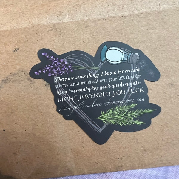 Practical Magic Quote Sticker | Magic Sticker | Practical Magic | Water ...