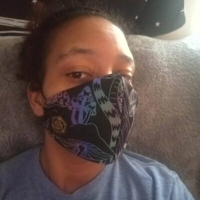 Reflective Face Mask Reusable Face Mask Rave Mask Face Mask Adjustable ...