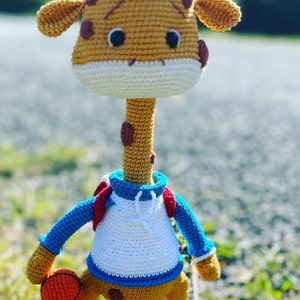 Crochet Pattern Cute Giraffe Melvin Doll PDF - Etsy